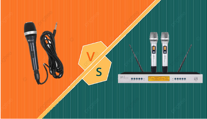 So sánh ưu, nhược điểm giữa micro không dây và micro có dây